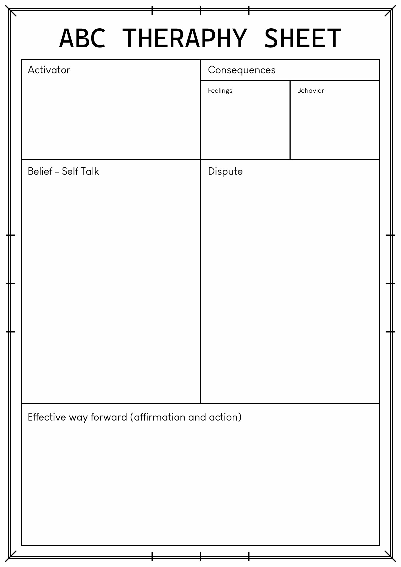 11 Best Images Of CBT Model Worksheet Rebt ABC Model Worksheet 11 Best Images Of CBT Model Worksheet Rebt ABC Model Worksheet