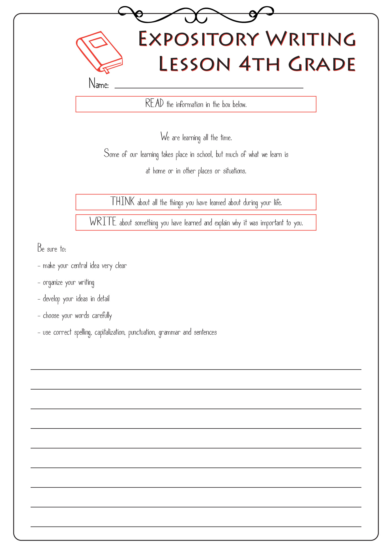 15 Best Images of Expository Writing Worksheets - Expository-Writing ...