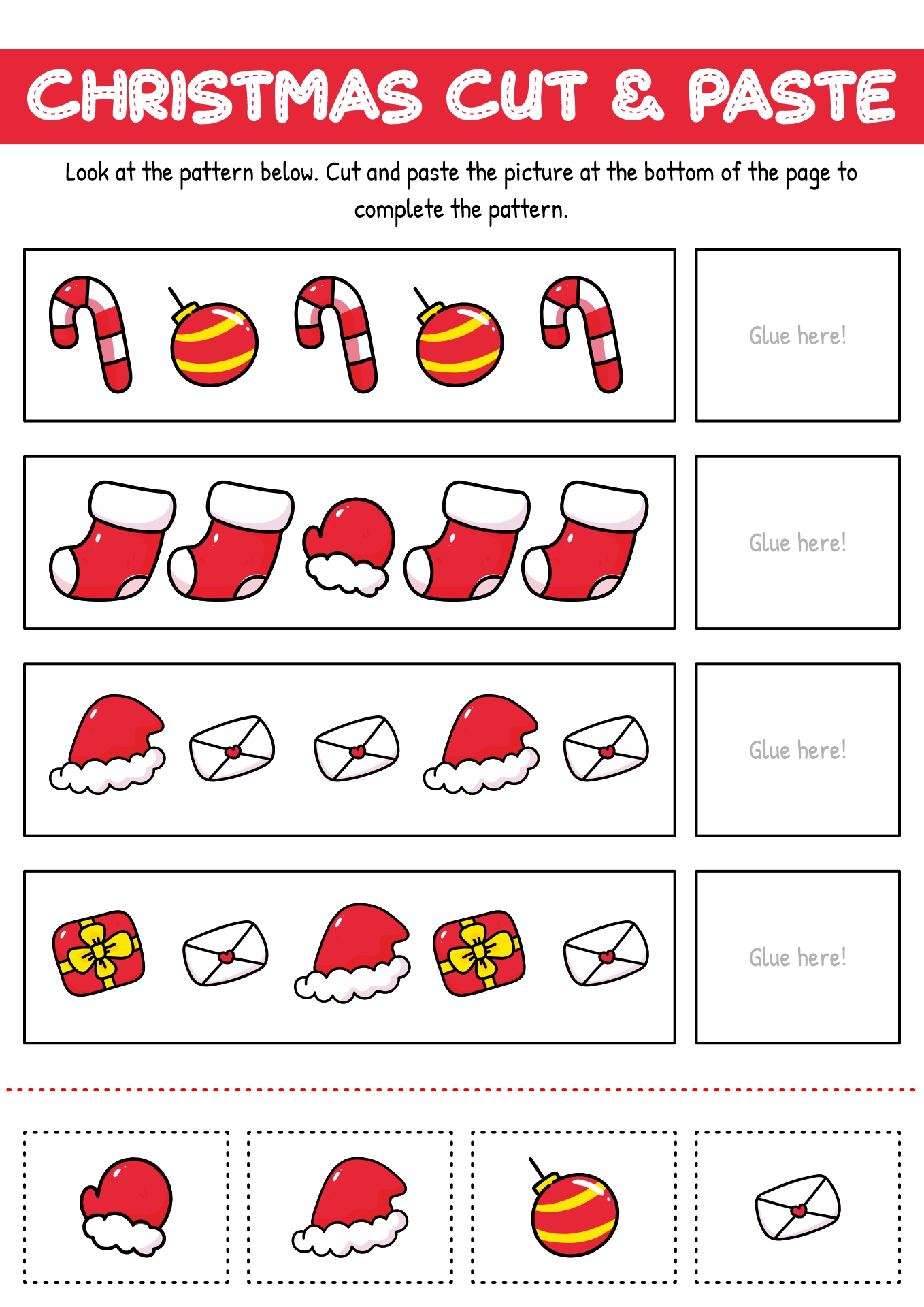 13 Best Images Of Christmas Cutting Worksheets Preschool Cutting 