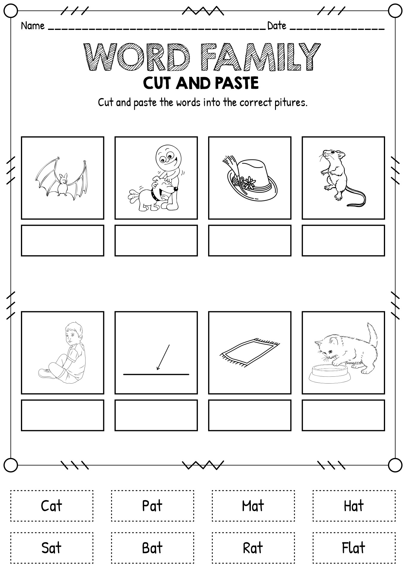 13 Best Images Of CVC Word Families Worksheets Kindergarten CVC Word 