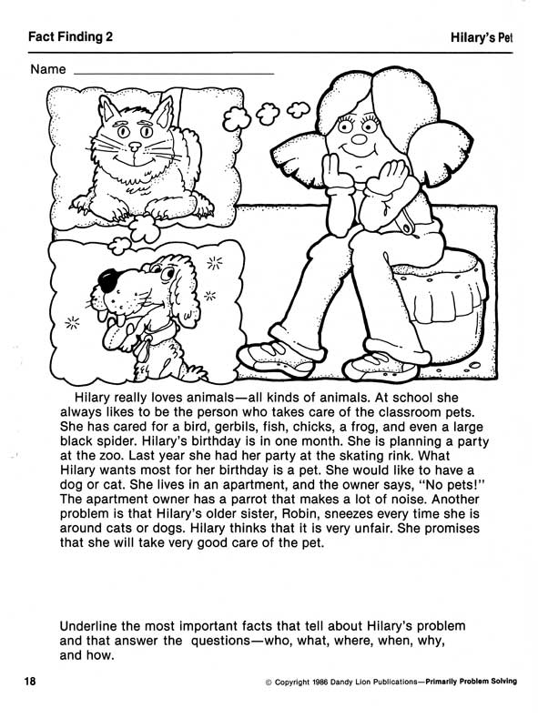 16 Best Images of Problem And Solution Comprehension Worksheets ... 16 Best Images of Problem And Solution Comprehension Worksheets ...