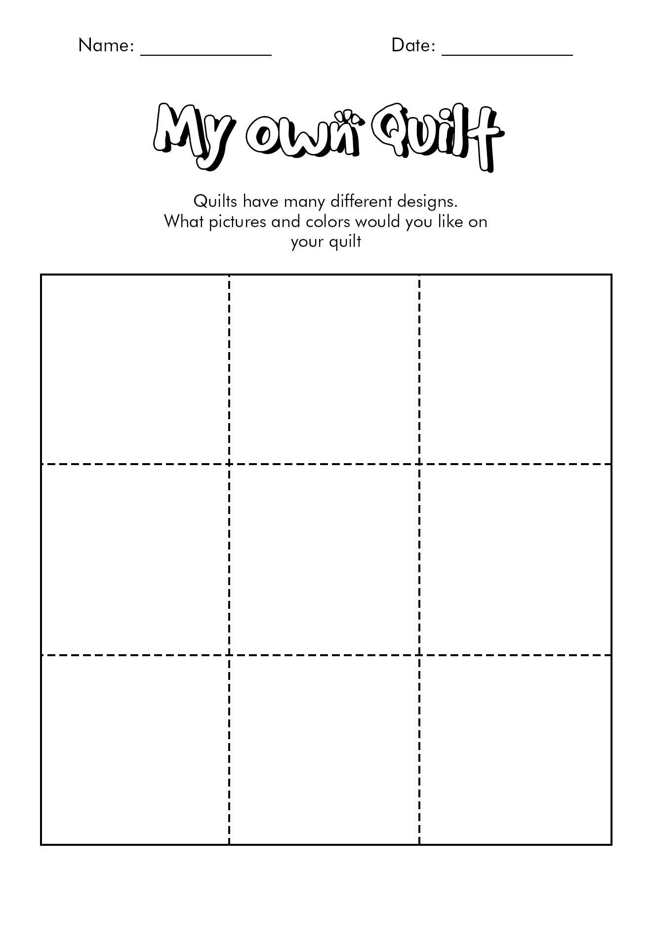 13 Best Images Of Blank Quilt Worksheet Blank Quilt Square Template 