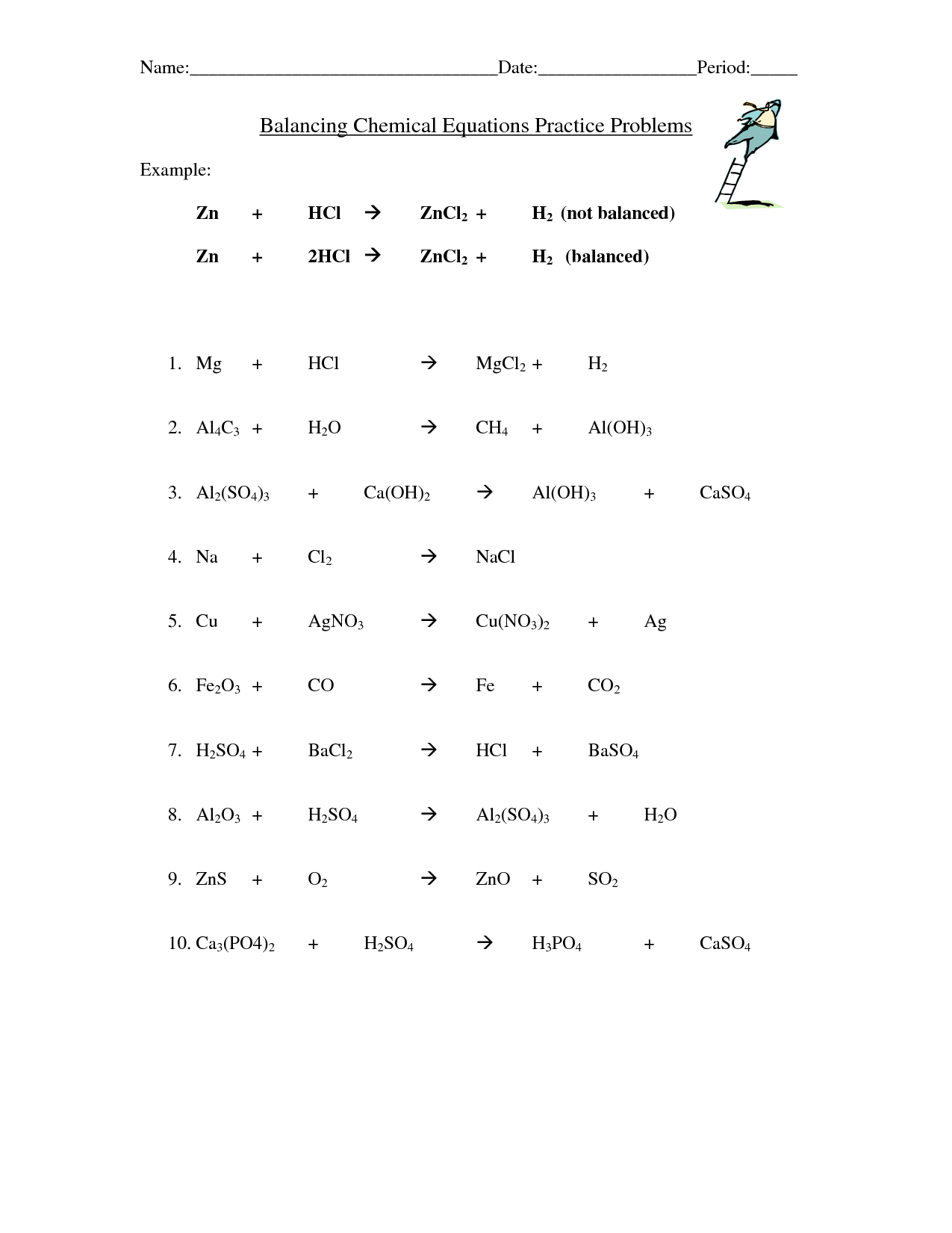 Balancing Act Practice Anser Key : Balancing Act Practice Worksheet ... Balancing Act Practice Anser Key : Balancing Act Practice Worksheet ...