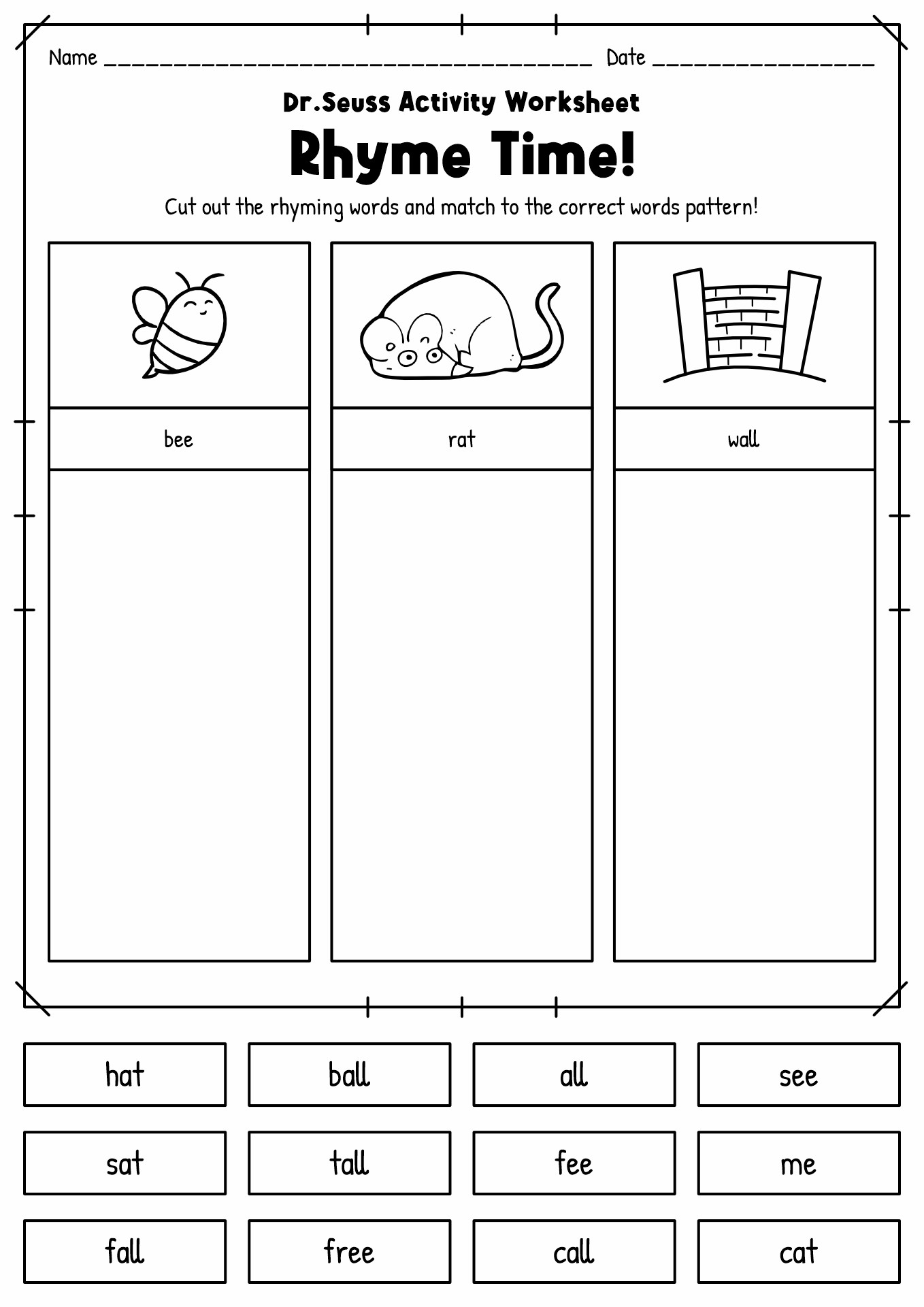 16 Best Images Of Dr Seuss Worksheets For Preschool Dr Seuss 16 Best Images Of Dr Seuss Worksheets For Preschool Dr Seuss