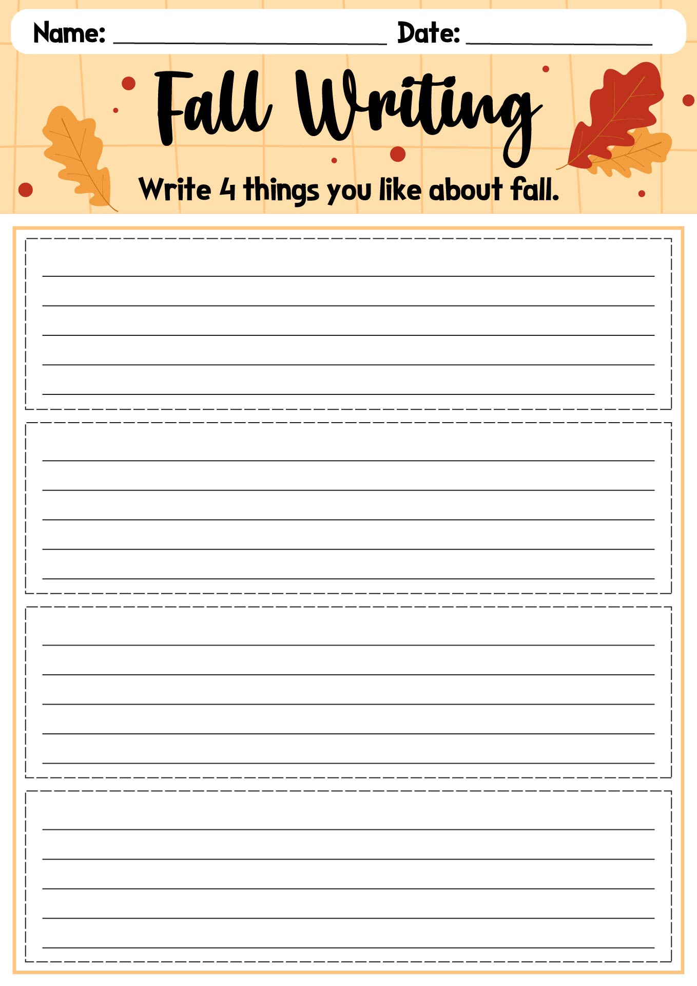 12 Best Images Of Fall Writing Worksheets Kindergarten Fall Writing 