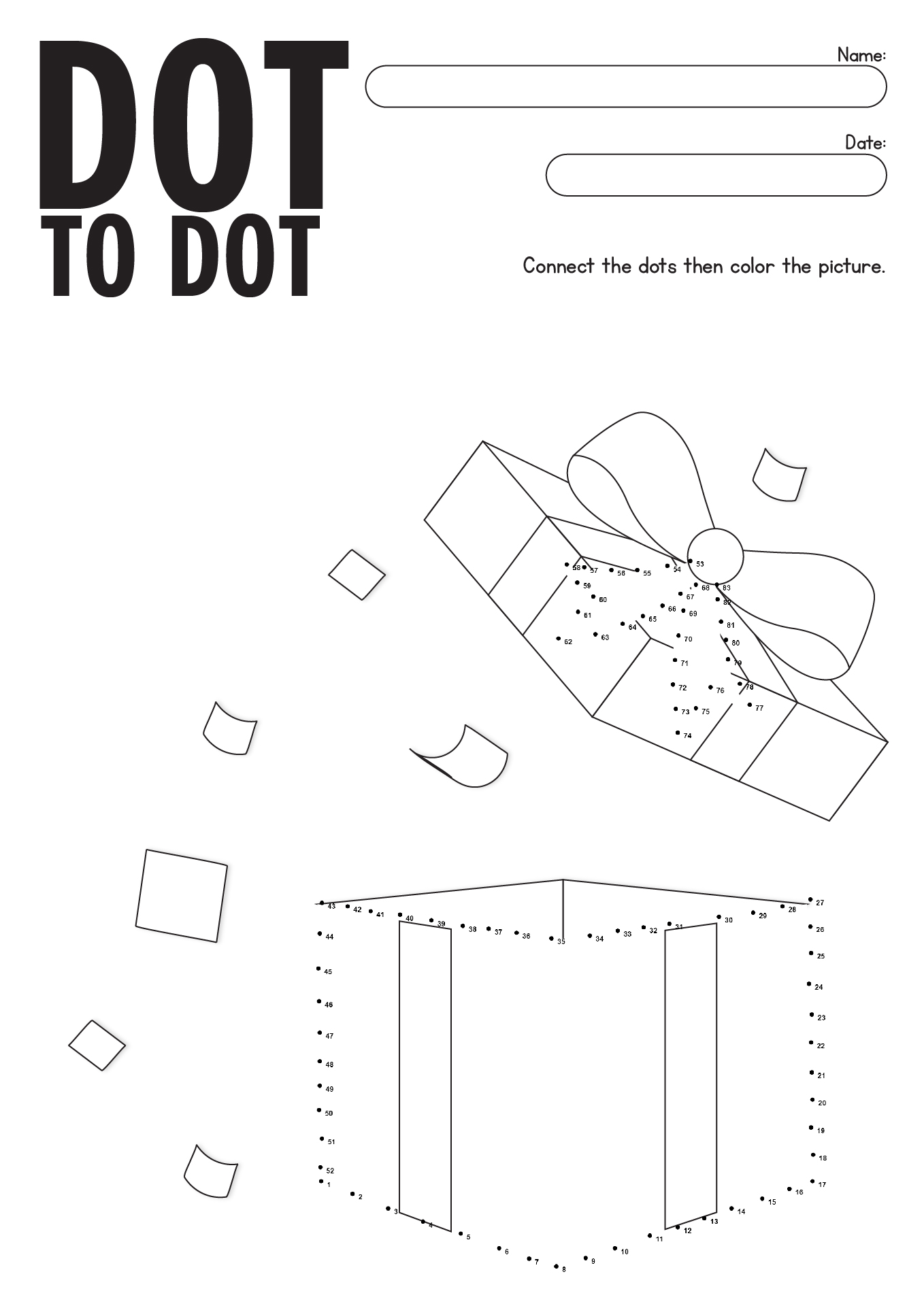 7 Best Images Of Connect The Dots Worksheets First Grade Free 