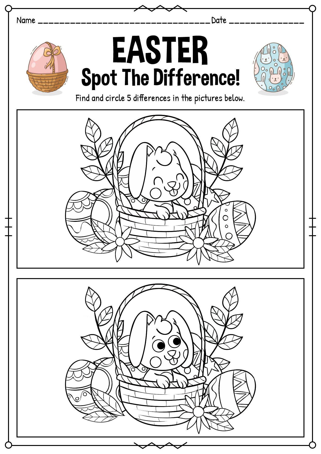 14 Best Images Of Spot The Difference Worksheets For Adults Find Spot