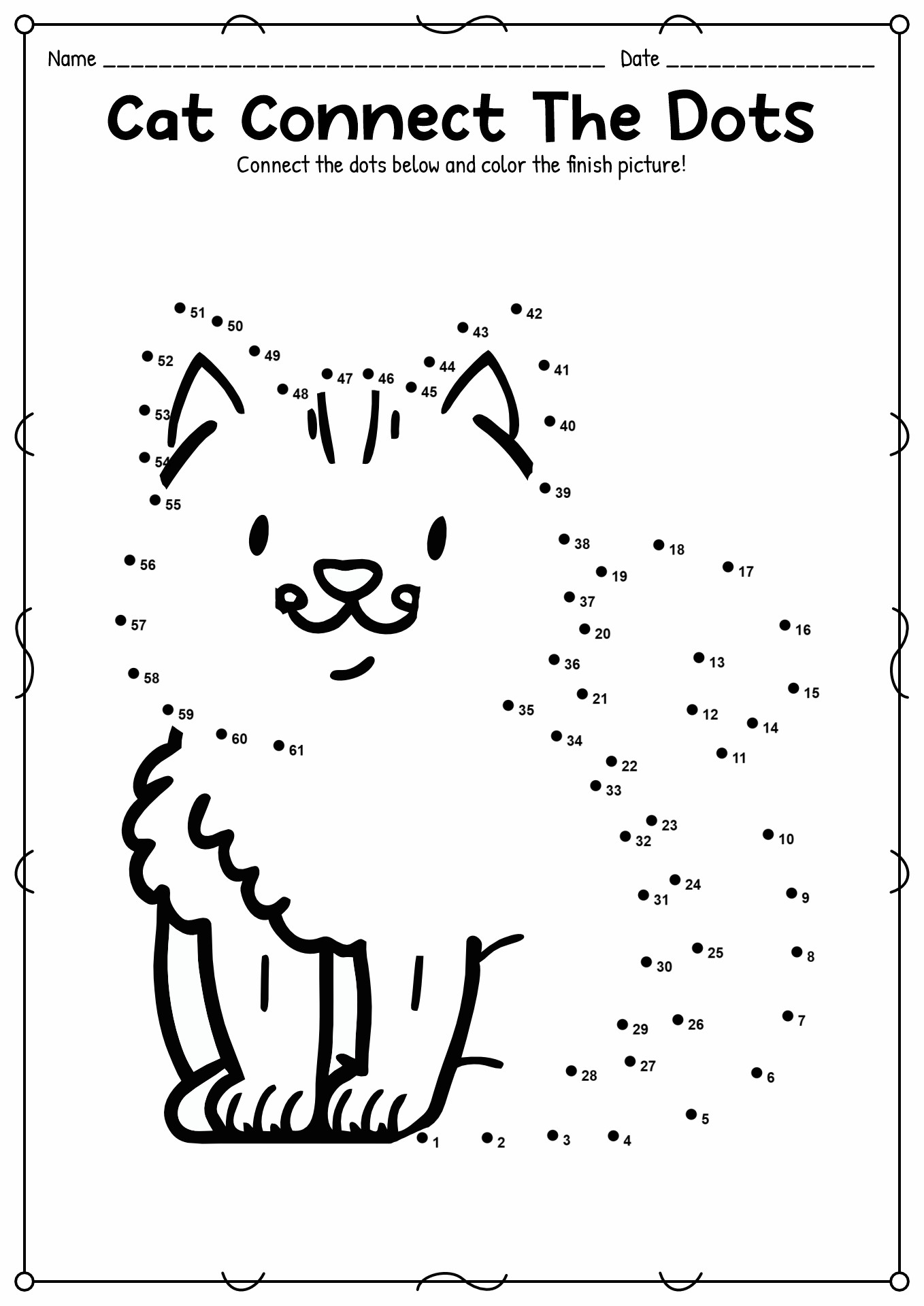 9 Best Images Of Printable Dot To Dot Worksheets 1 100 Connect The 