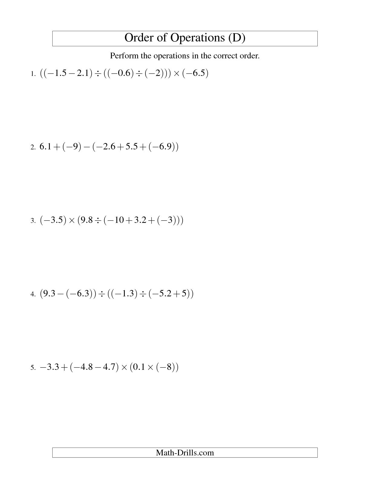 12 Best Images of Operations With Decimals Worksheet - Rounding ... 12 Best Images of Operations With Decimals Worksheet - Rounding ...