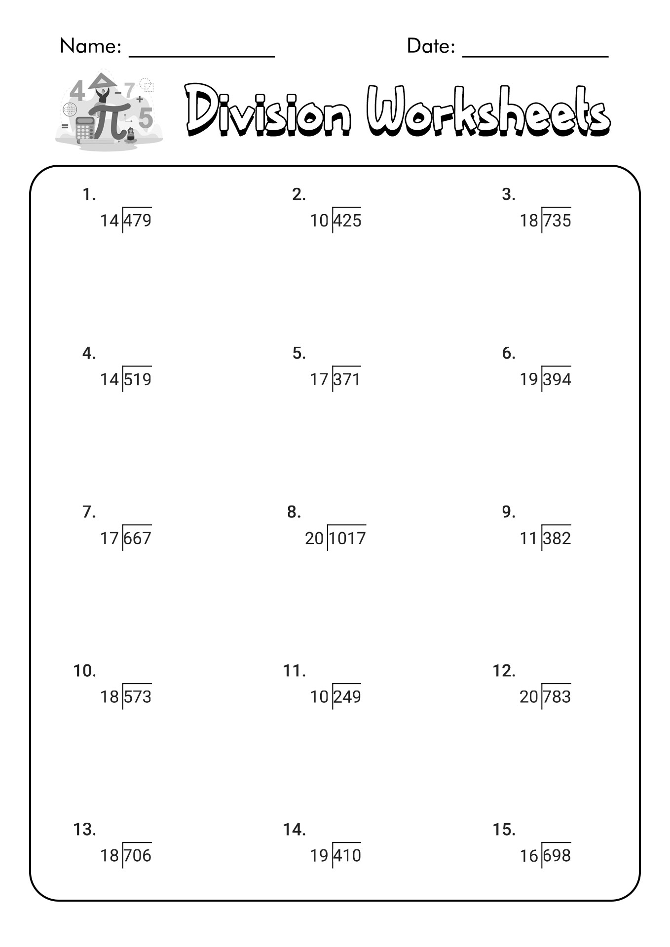13 Best Images Of Division By 2 And 3 Worksheets Divide By 2 