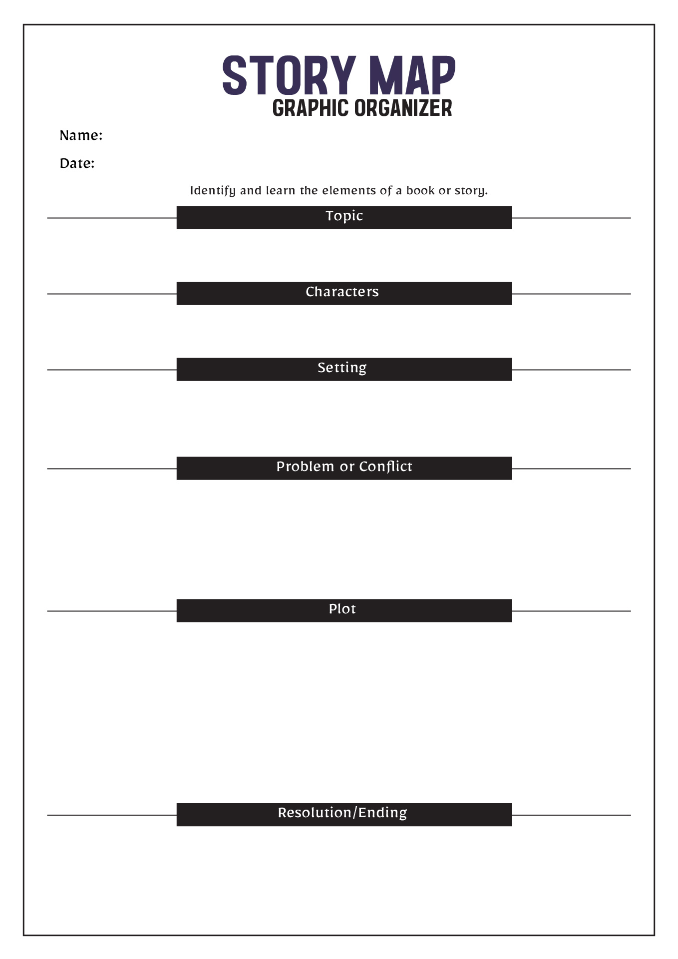 16 Best Images Of High School Graphic Organizer Worksheets Character 