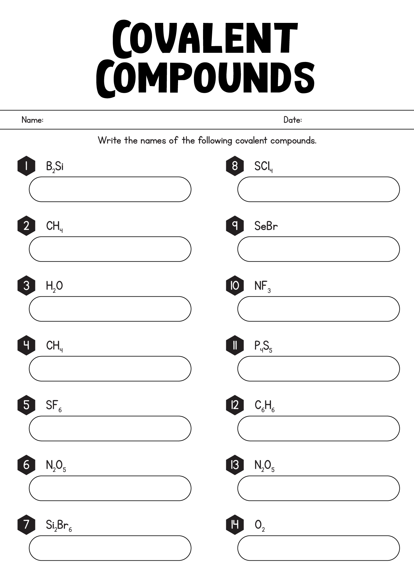 16 Best Images Of Naming Organic Compounds Practice Worksheet Organic