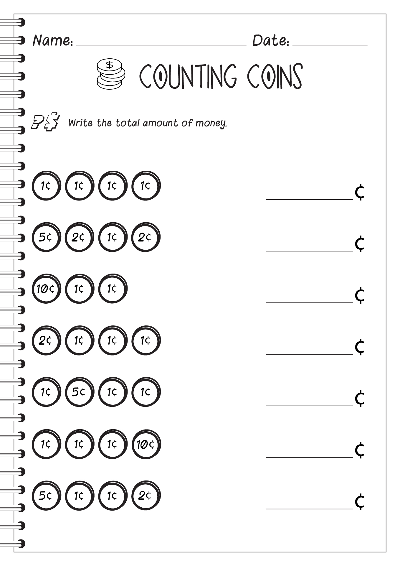 14 Best Images Of Penny Worksheets For Kindergarten Adding Coins 14 Best Images Of Penny Worksheets For Kindergarten Adding Coins