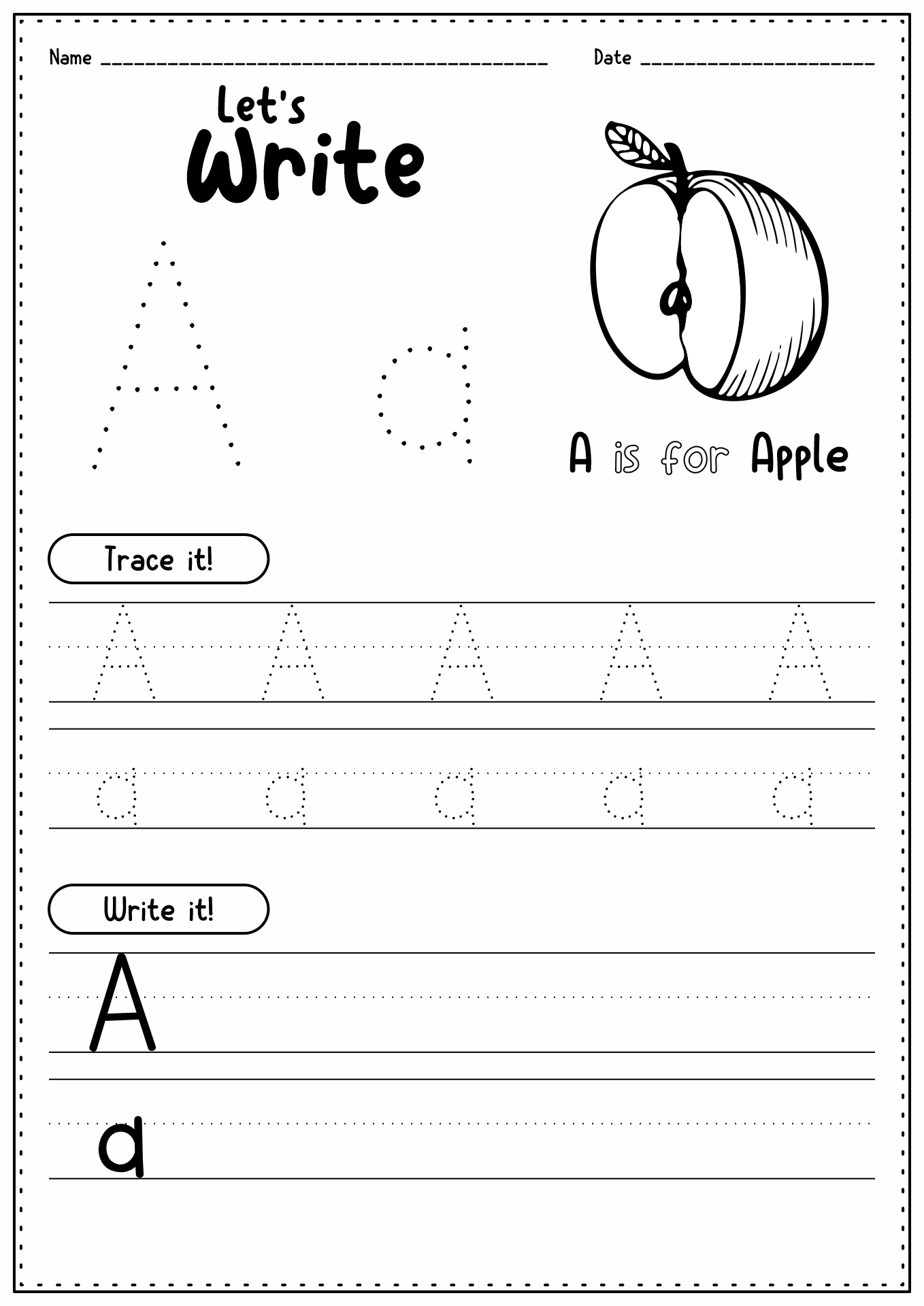 16 Best Images Of Alphabet Homework Worksheets Learning To Write 