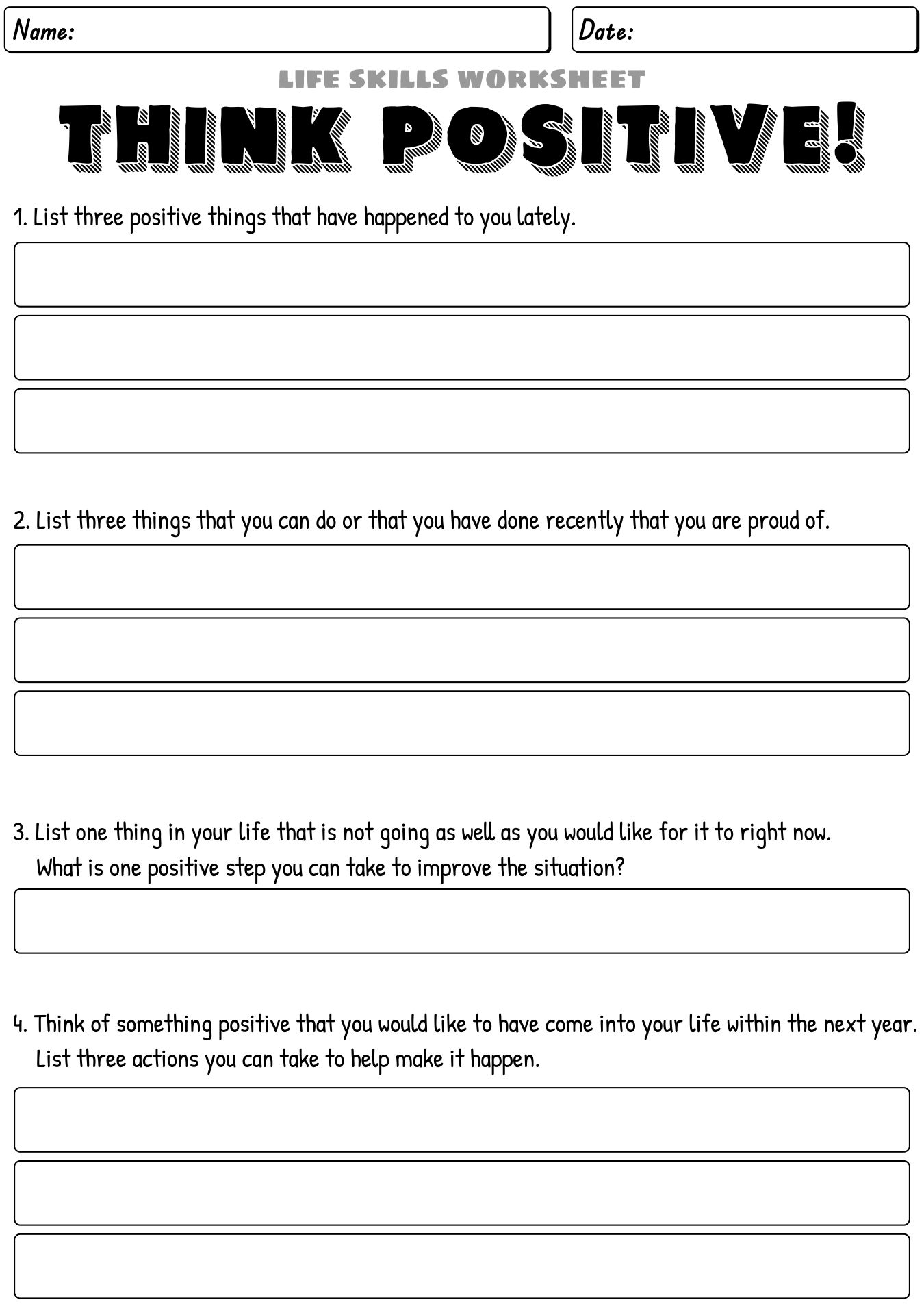 14 Best Images Of Life Skills Worksheets For Adults In Recovery Free 