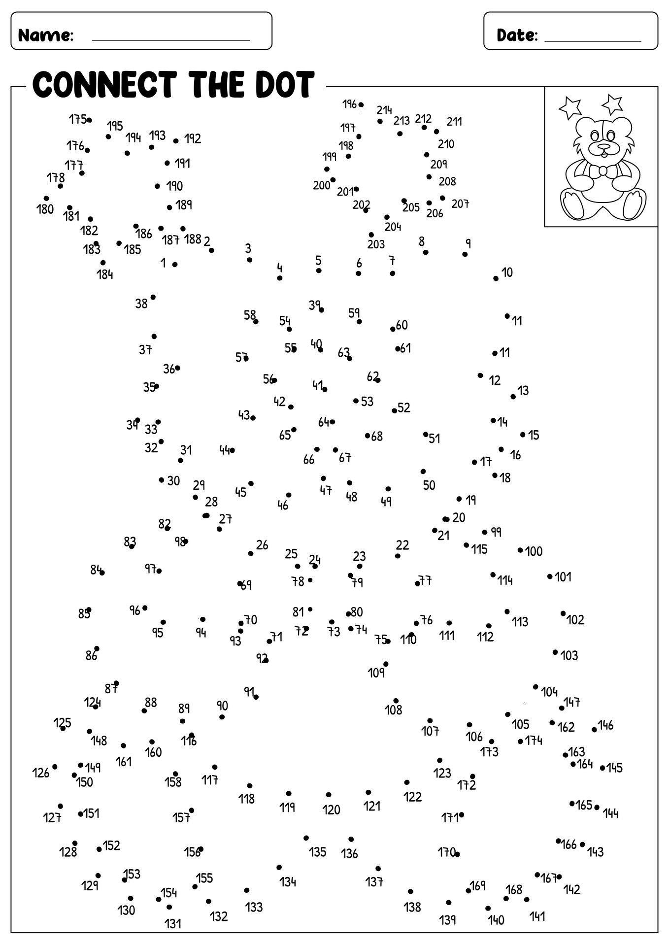 15 Best Images Of Advanced Dot To Dot Worksheets Extreme Hard Dot To 