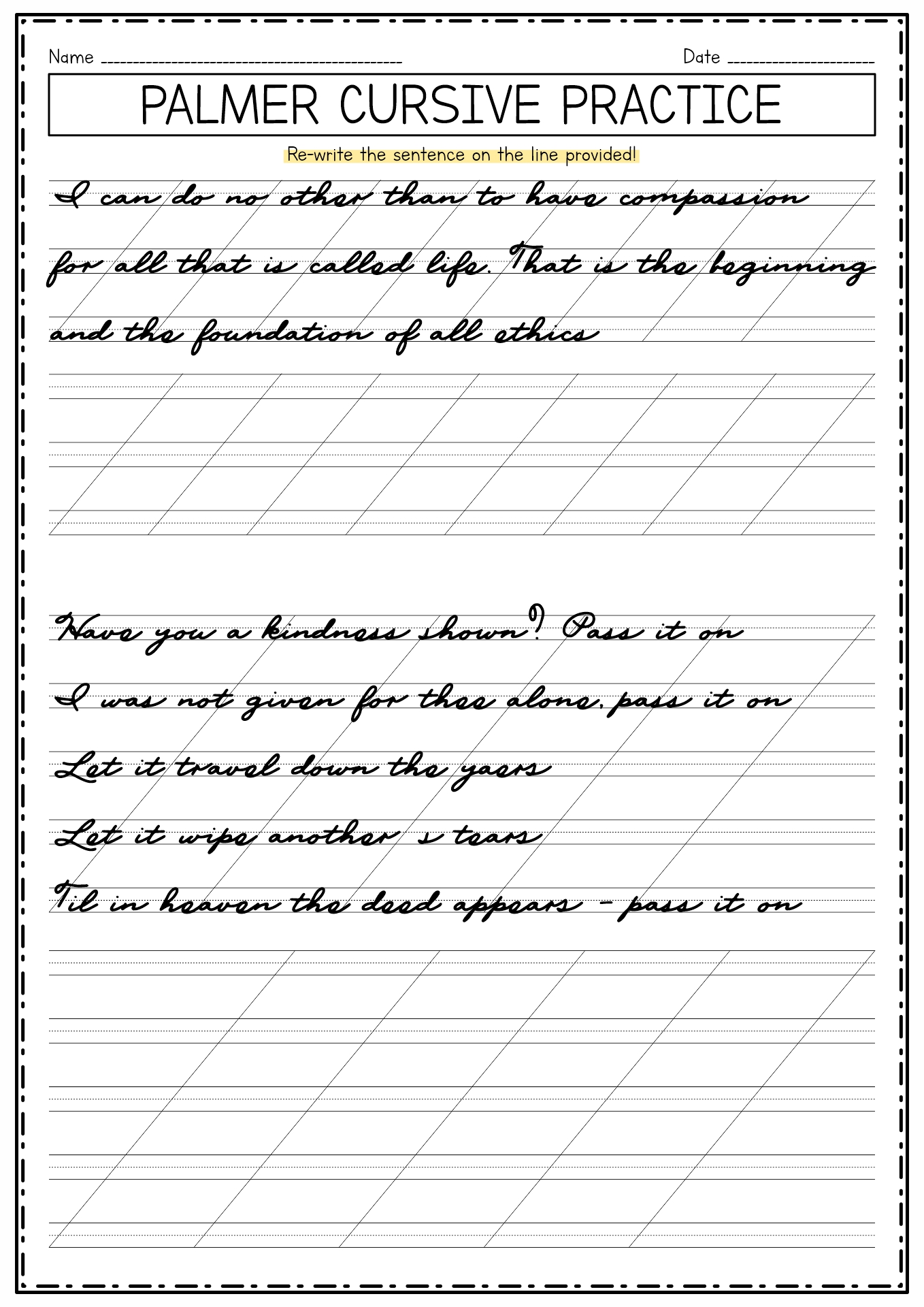 9 Best Images Of Palmer Cursive Worksheets Palmer Method Cursive 