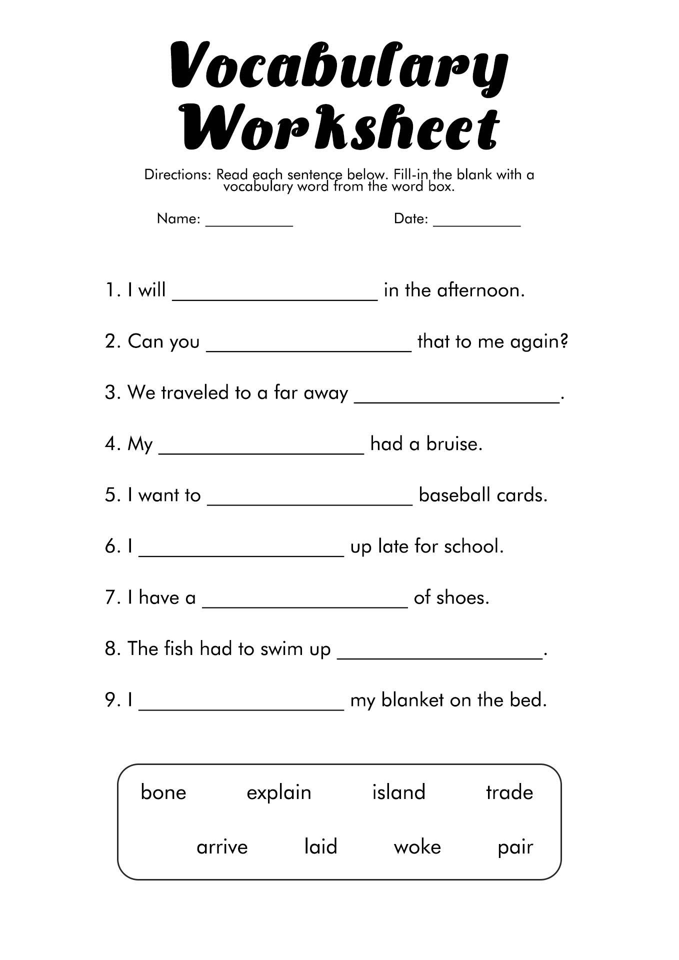 17 Best Images Of 7th Grade Vocabulary Worksheets 7th Grade 
