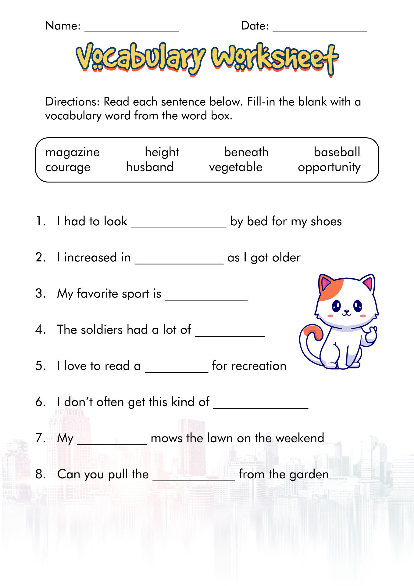 17 Best Images Of 7th Grade Vocabulary Worksheets 7th Grade 