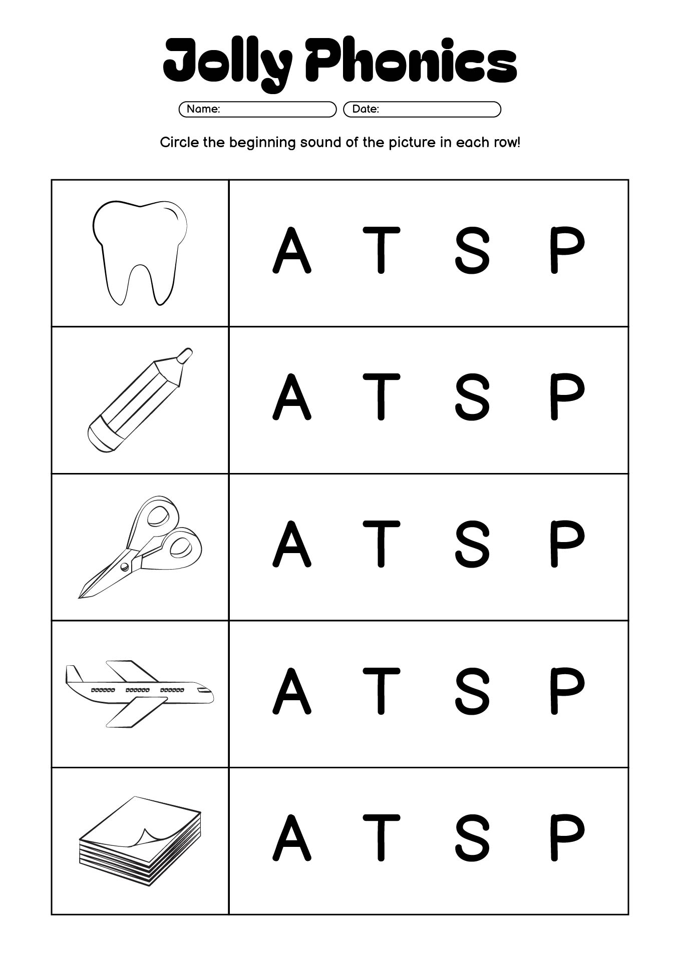 16 Jolly Phonic Printable Worksheets Worksheeto