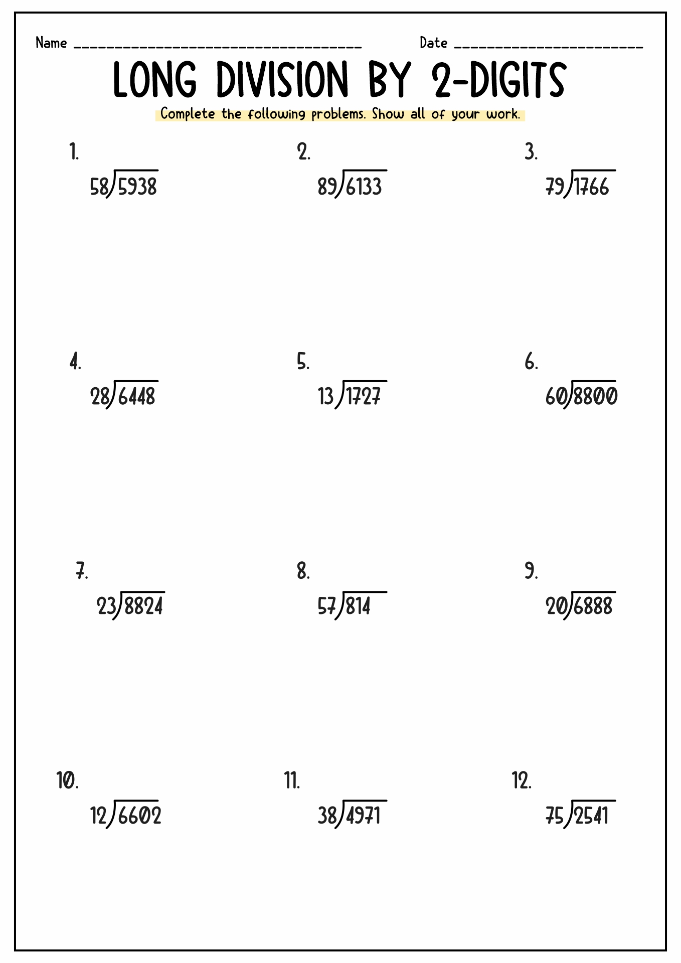 Math For A 5th Grader