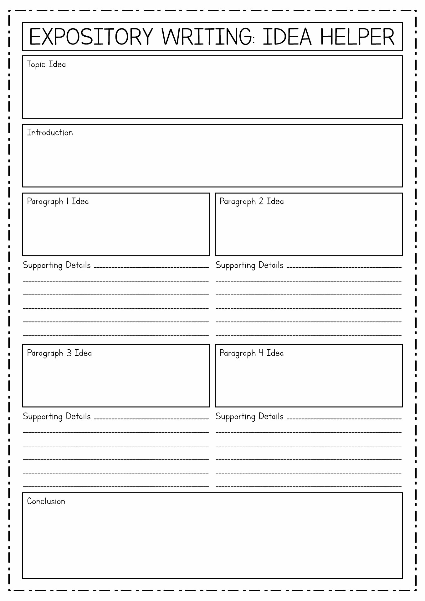18 4th Grade Essay Writing Worksheets Worksheeto