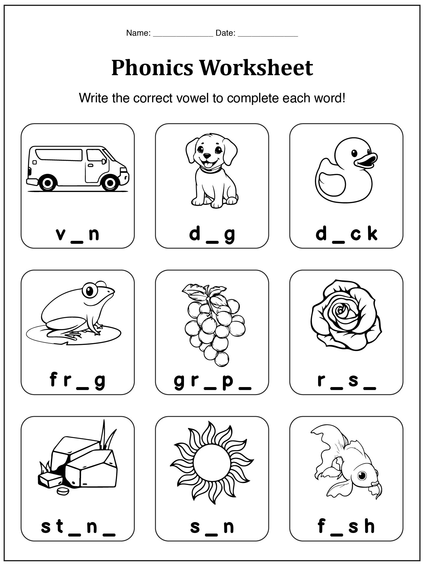 13 First Grade Phonics Worksheets Blends Worksheeto