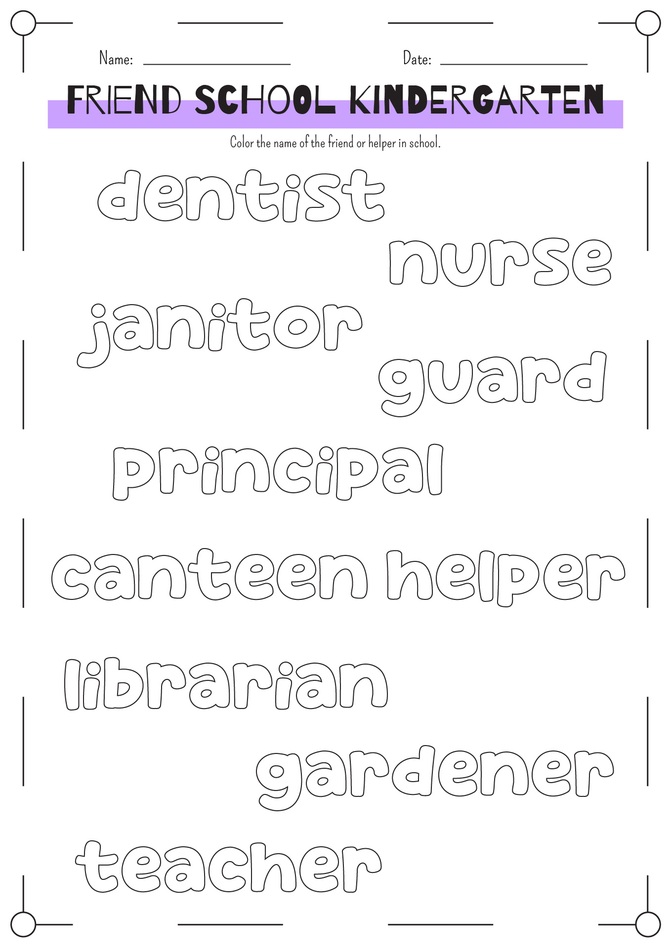 Friends Worksheet For Kindergarten Friends Worksheet For Kindergarten
