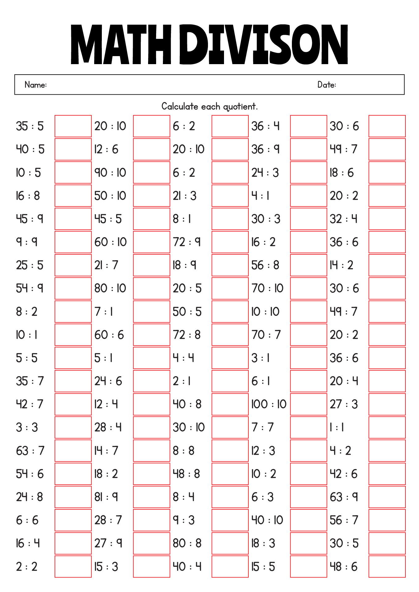 17 100 Division Worksheets Worksheeto