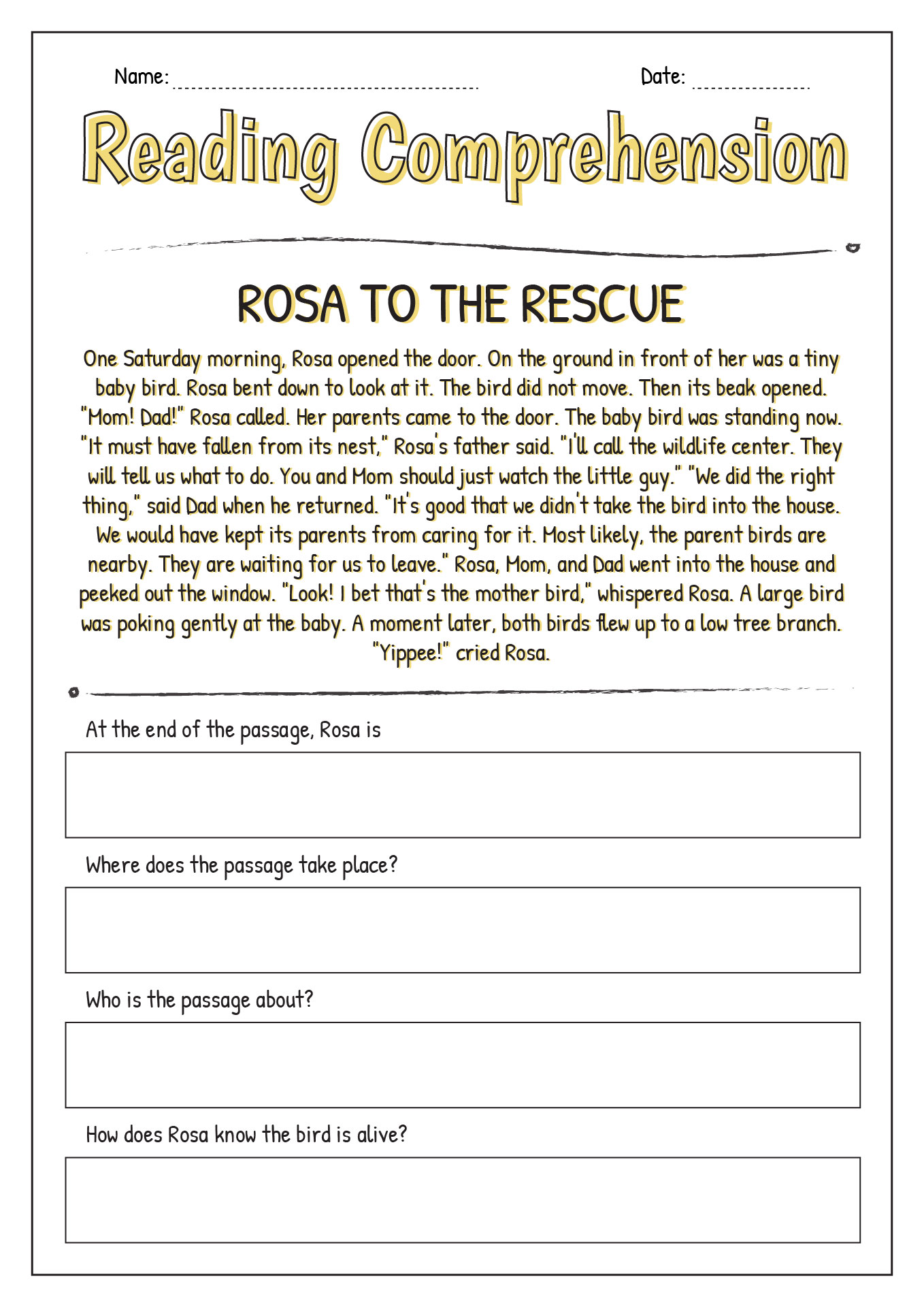 6 GED Reading Comprehension Worksheets Worksheeto