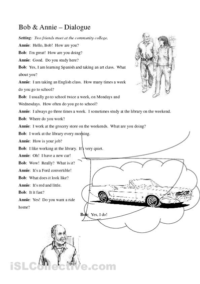 14 Free Printable Dialogue Worksheets