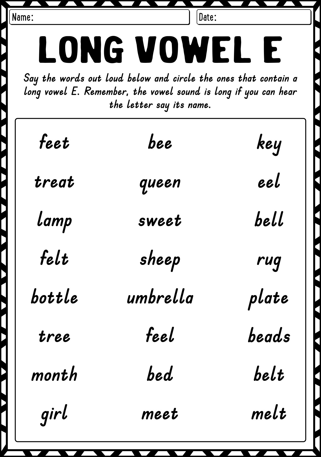 20 CVCe Worksheets For First Grade Worksheeto