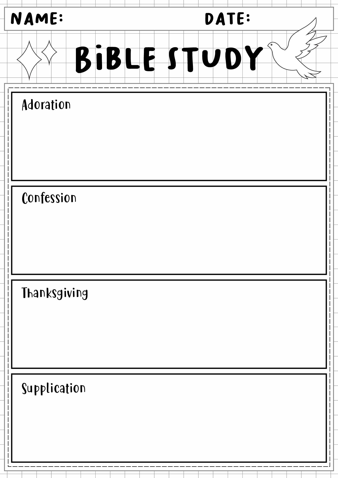 16 Prayer Handouts Worksheet Worksheeto