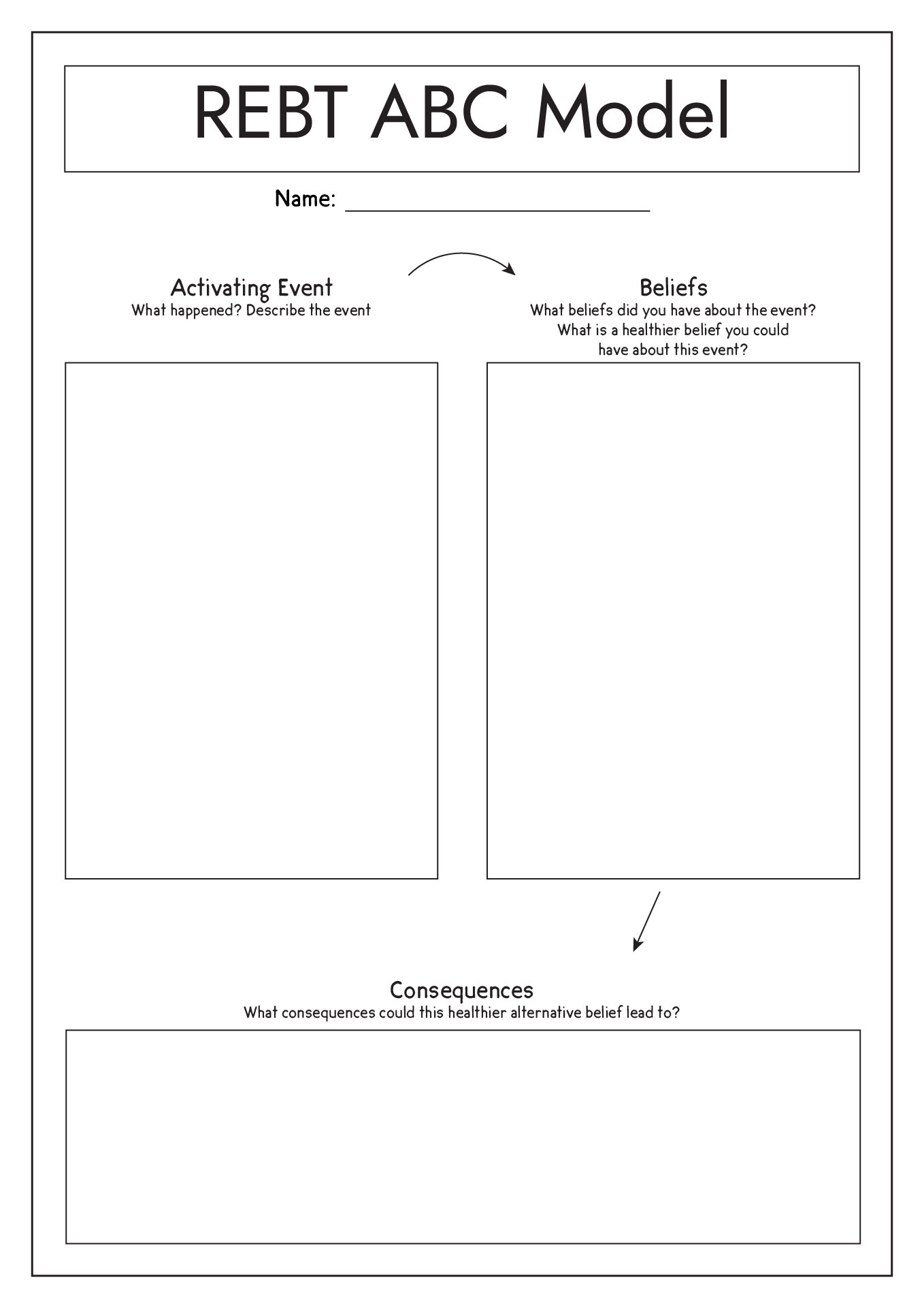 14 Rational Emotive Therapy Worksheet Worksheeto