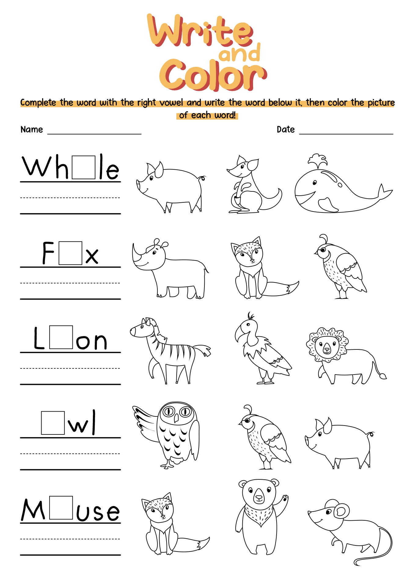 15 Long And Short Vowel Worksheets Kindergarten Worksheeto