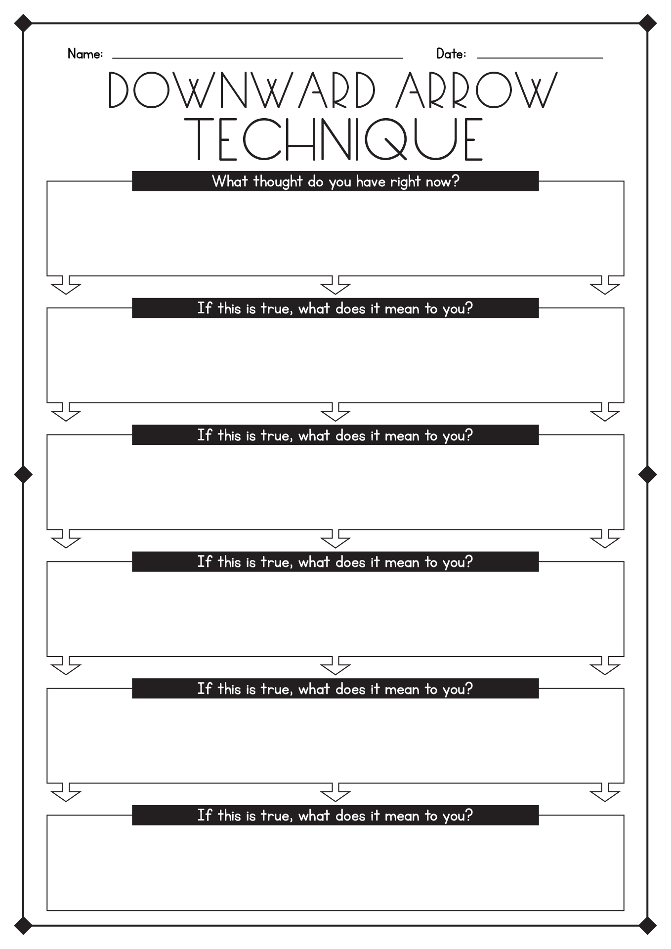 16 Cognitive Therapy Worksheets Worksheeto