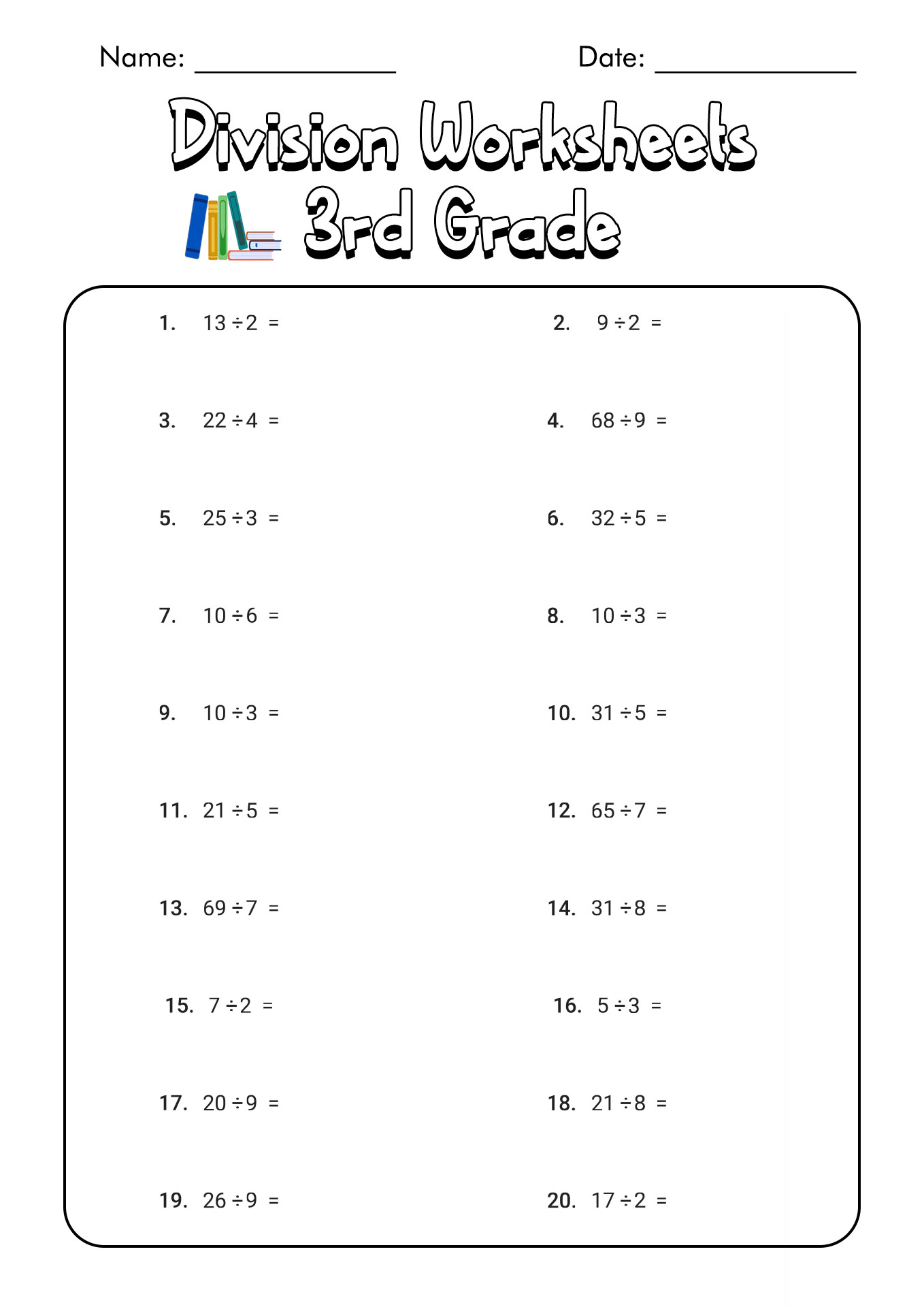 13 Division By 2 And 3 Worksheets Free PDF At Worksheeto 13 Division By 2 And 3 Worksheets Free PDF At Worksheeto