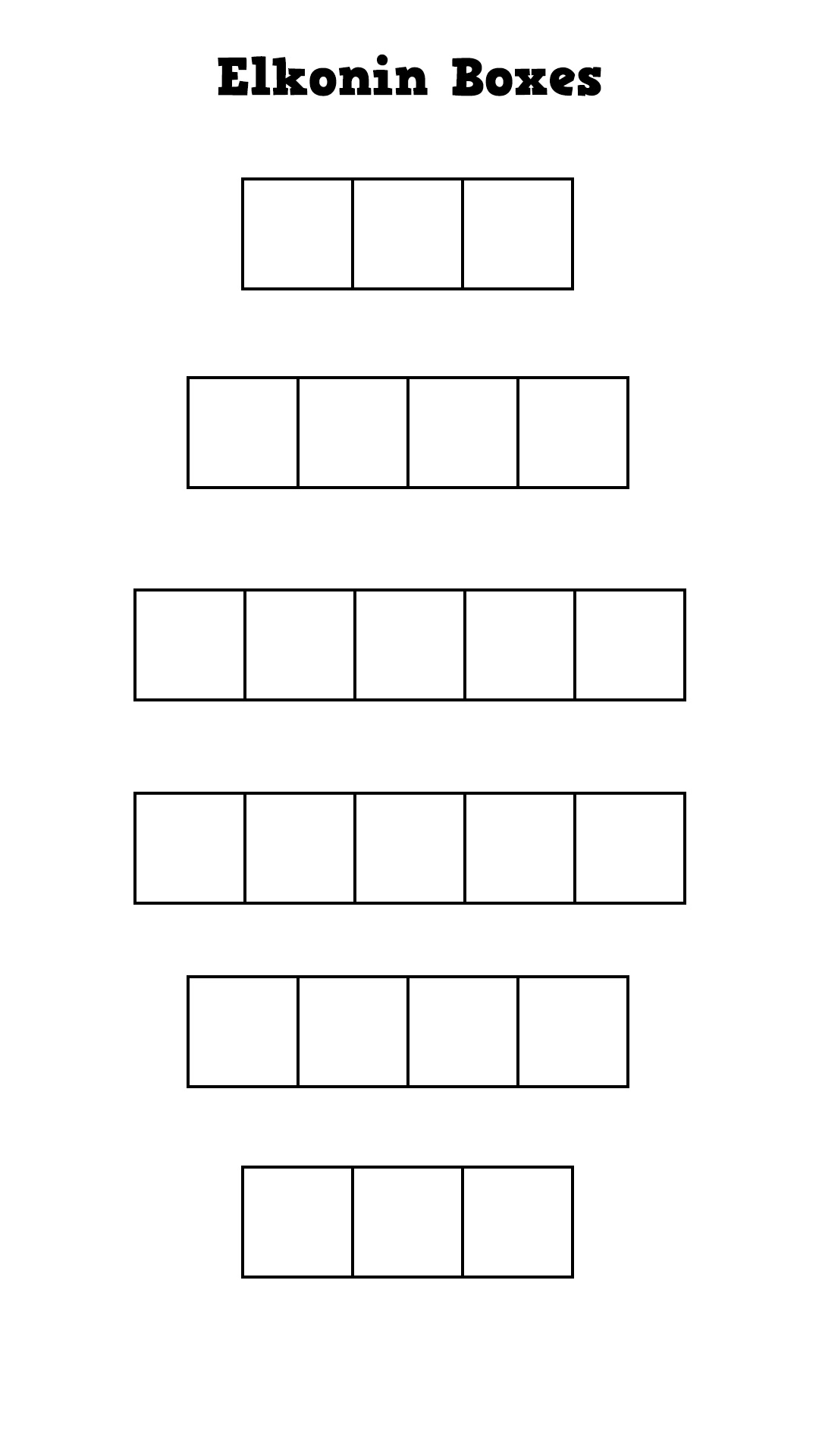 19 Elkonin Box Worksheets Kindergarten Worksheeto