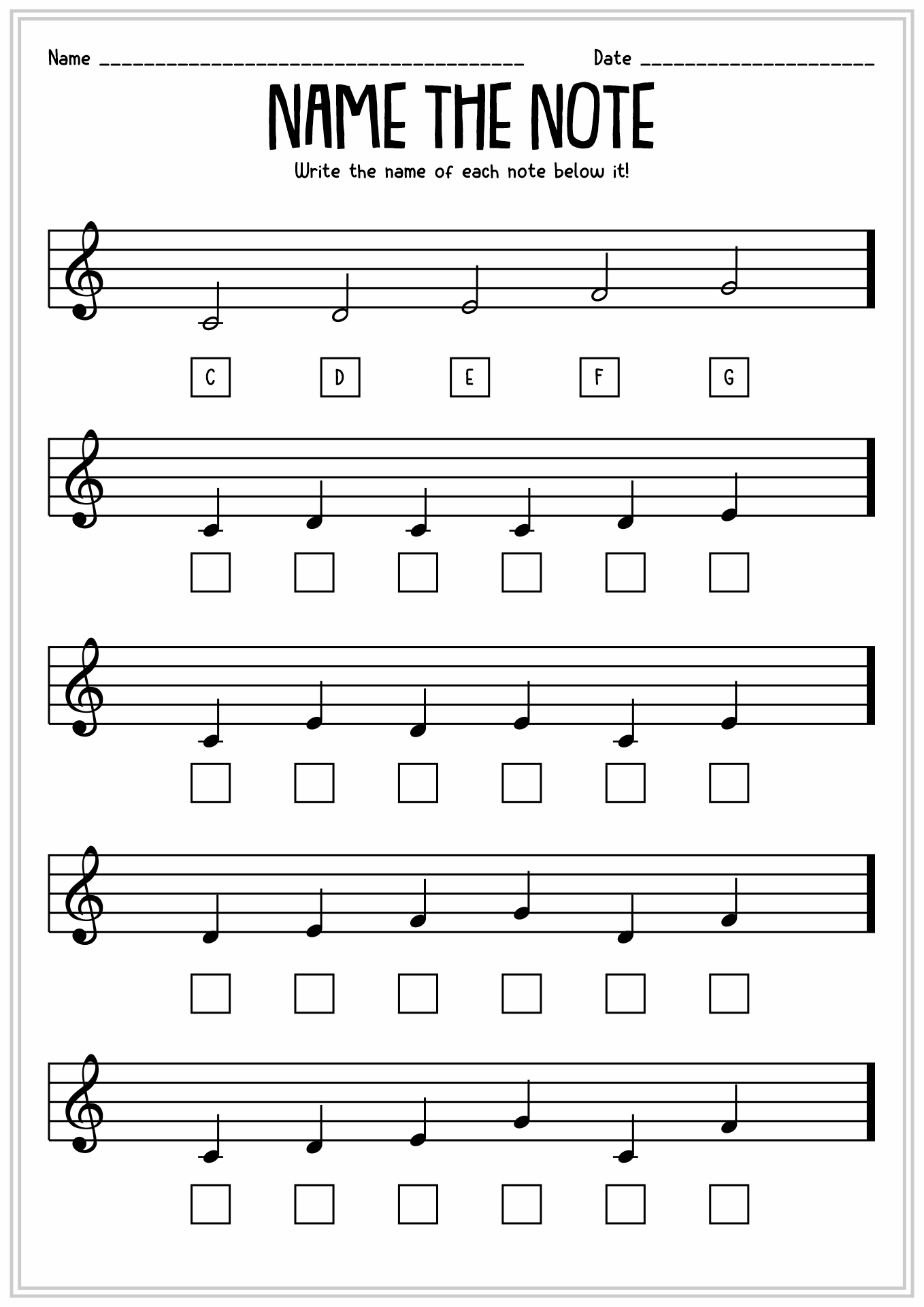 Music Note Value Exercises At Mary Galvin Blog Music Note Value Exercises At Mary Galvin Blog