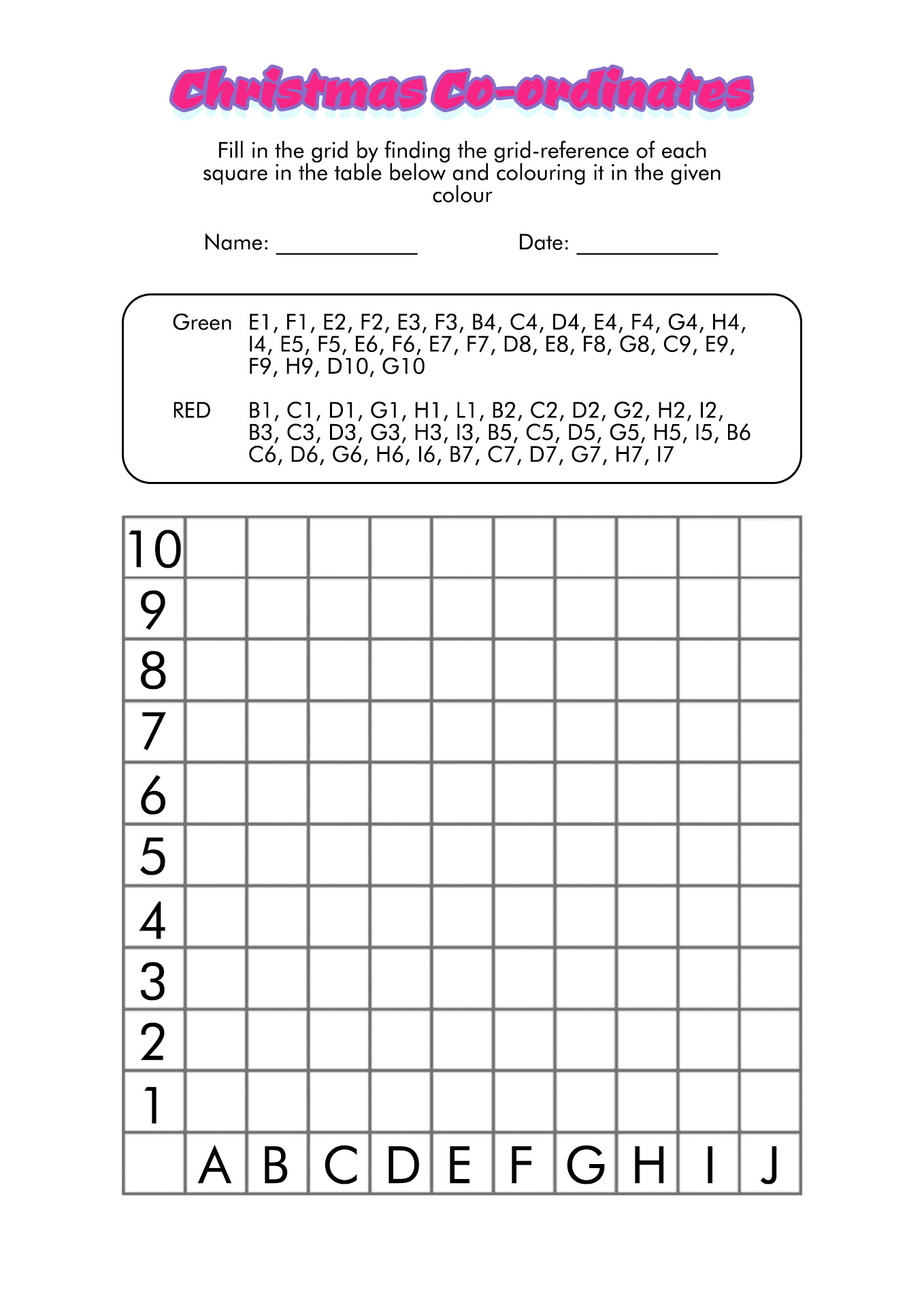 9 Free Coordinate Grid Worksheets Free PDF At Worksheeto