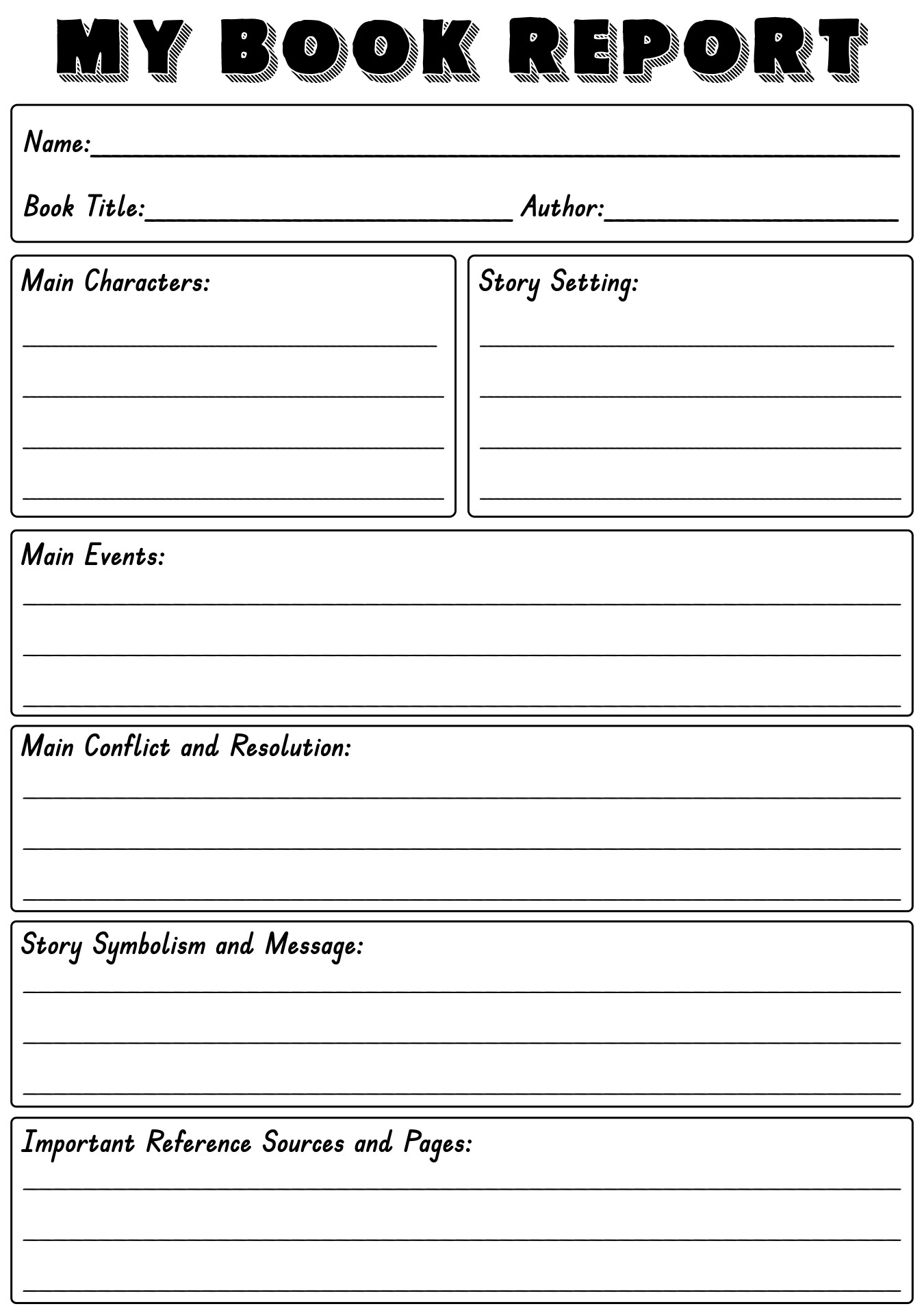 20 4th Grade Book Report Worksheets Free PDF At Worksheeto 20 4th Grade Book Report Worksheets Free PDF At Worksheeto