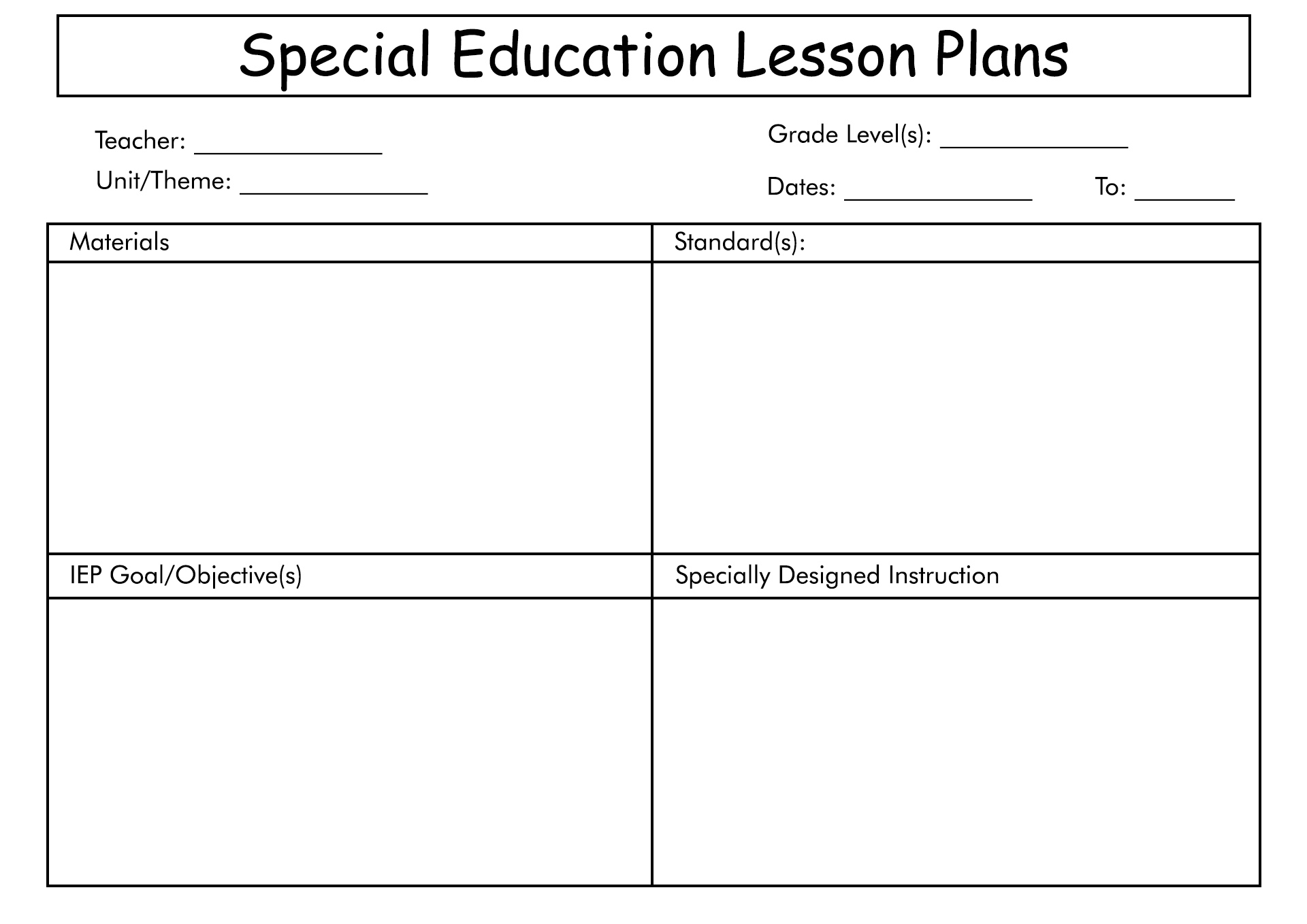 13 IEP Planning Worksheet Worksheeto