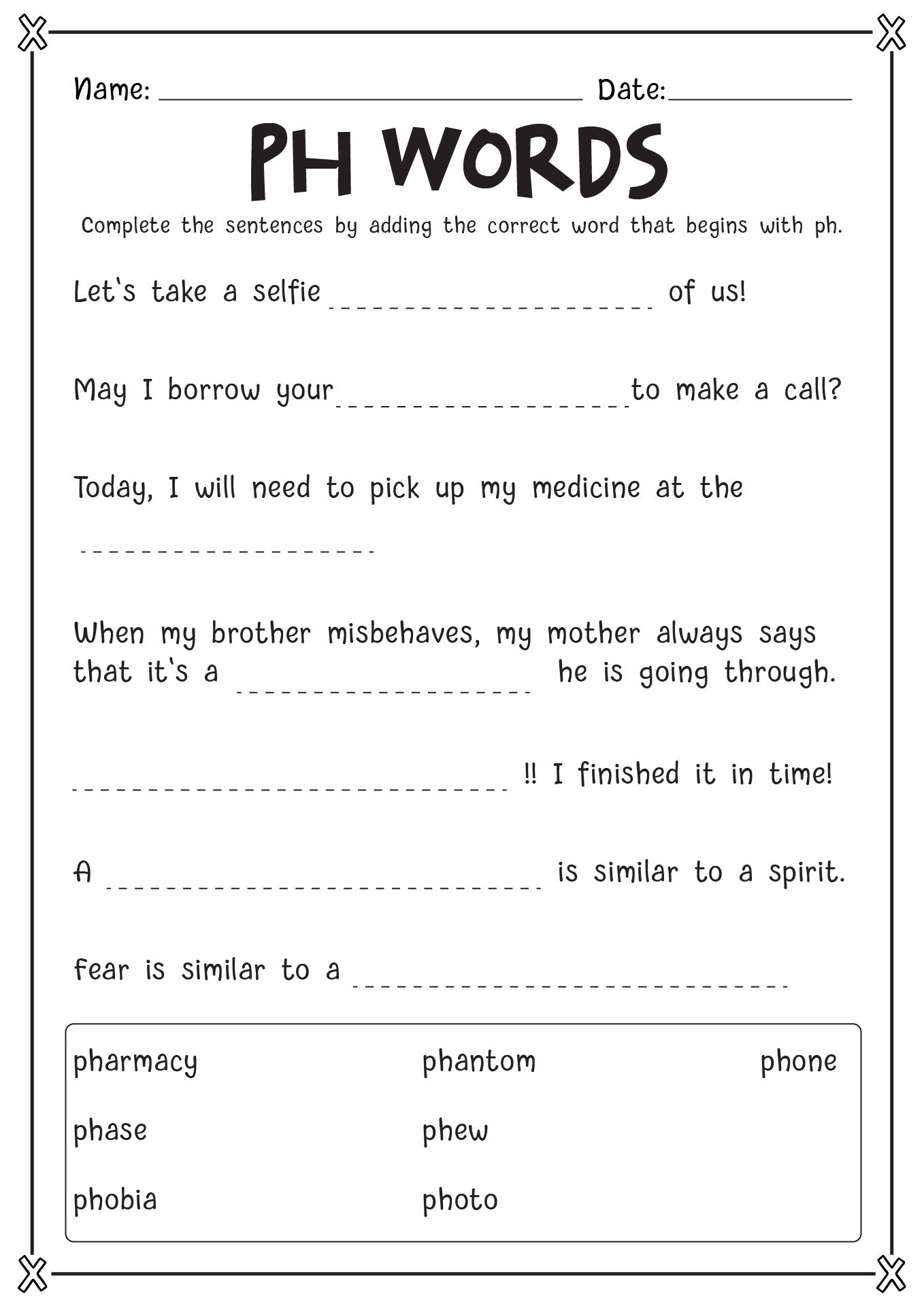 14 Ph Phonics Worksheets Free PDF At Worksheeto