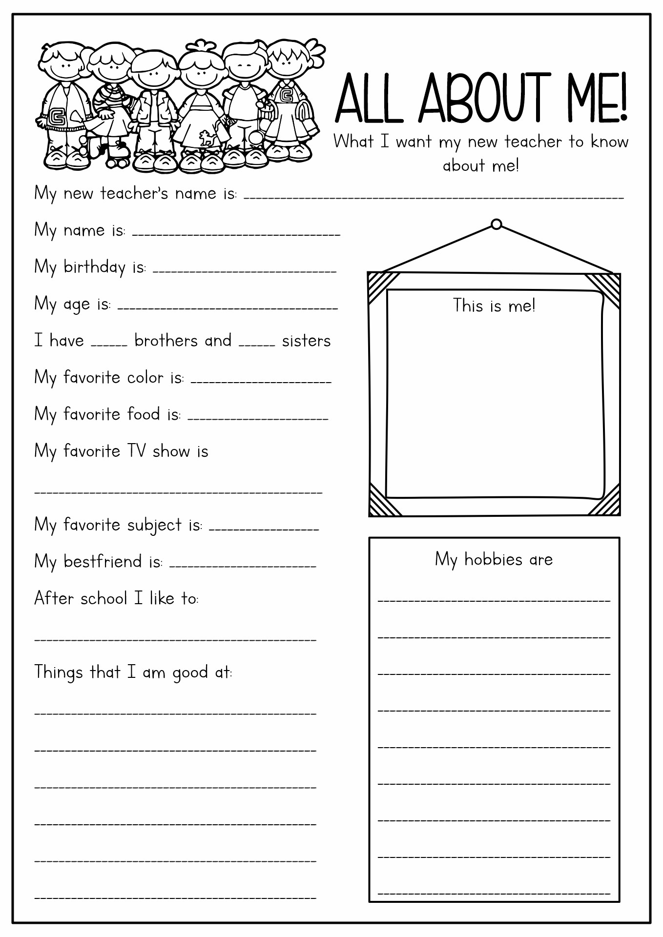 14 All About Me Printable Worksheet For Adults Free PDF At Worksheeto 14 All About Me Printable Worksheet For Adults Free PDF At Worksheeto