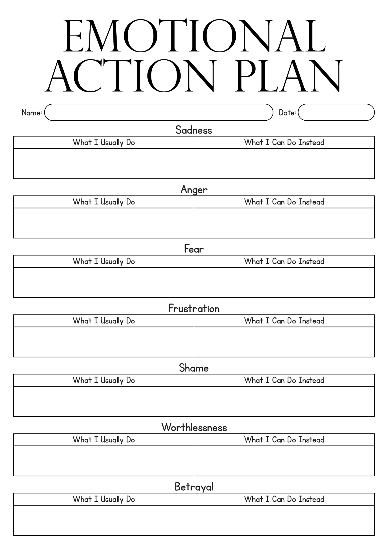 17 DBT Worksheets And Activities Worksheeto