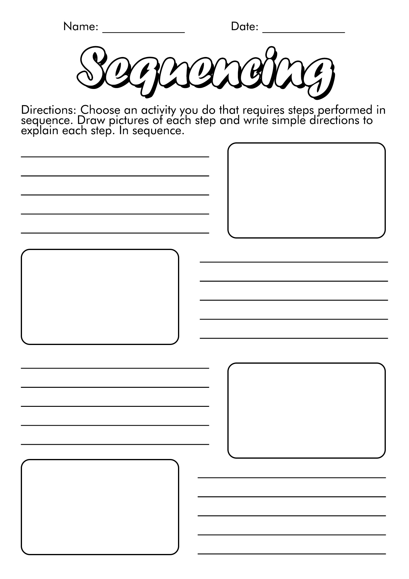 Kindergarten Very Hungry Caterpillar Worksheet