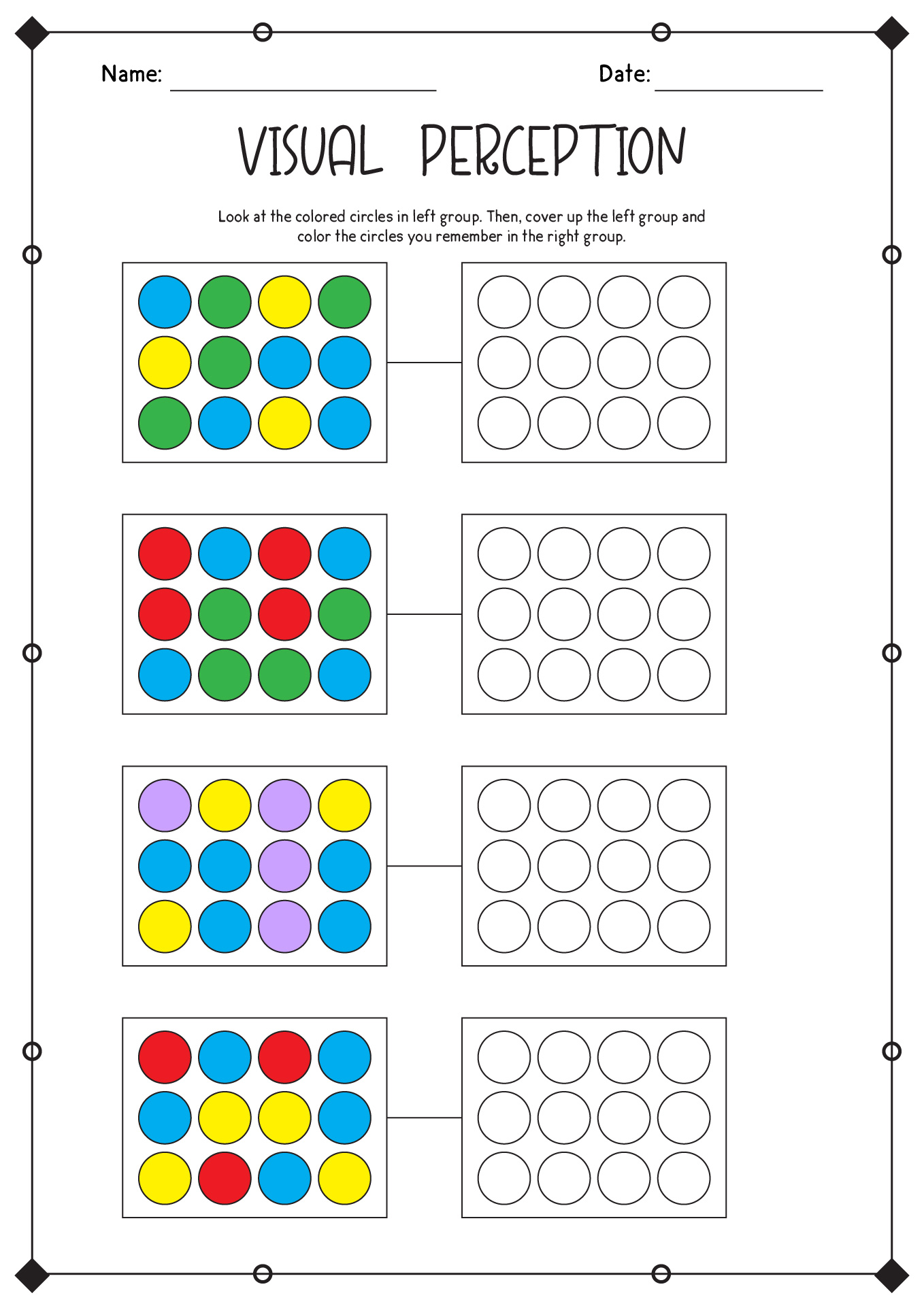 10 Visual Scanning Worksheets Printable Worksheeto