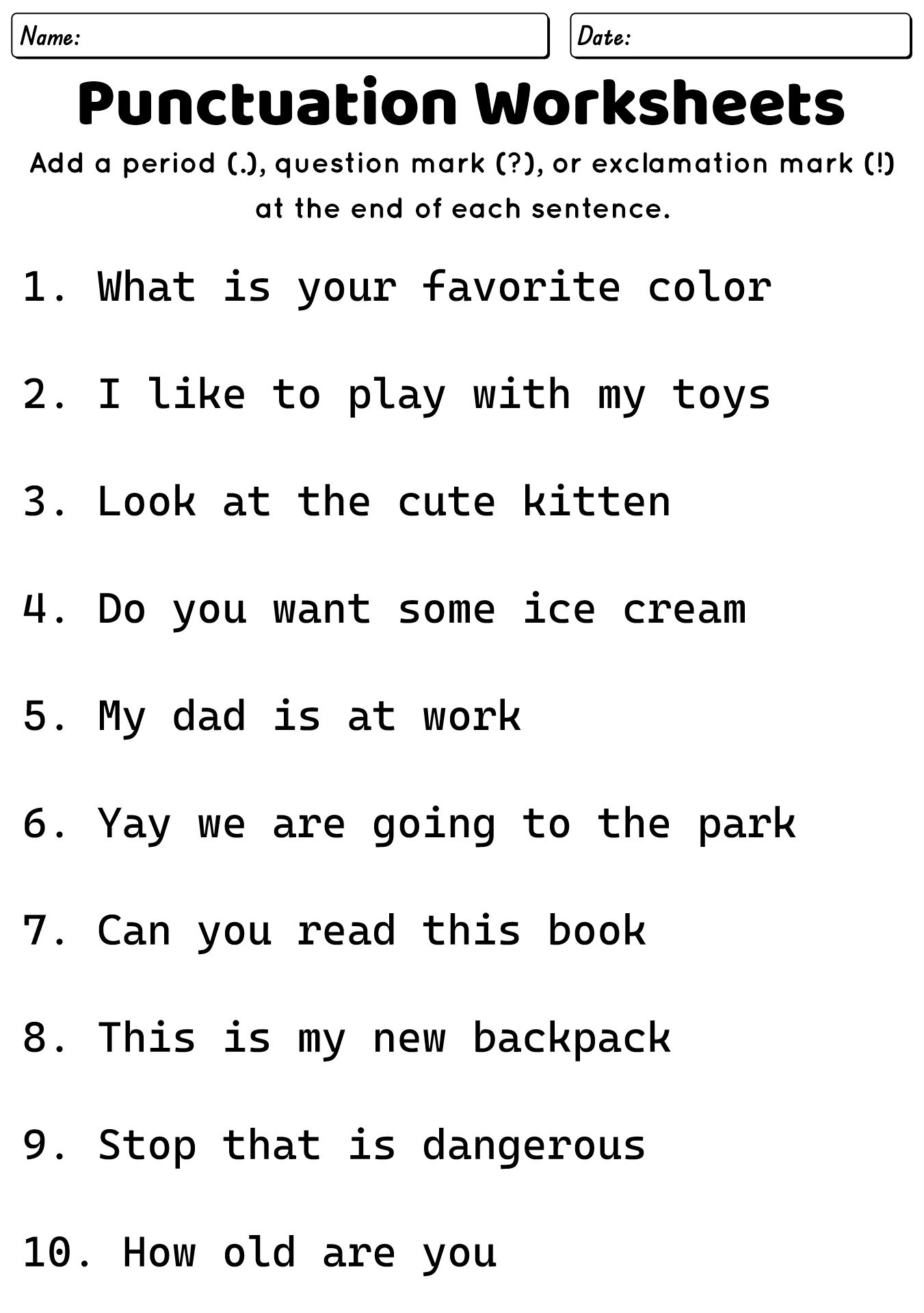 15 English Worksheets 3rd Grade - Free PDF at worksheeto.com