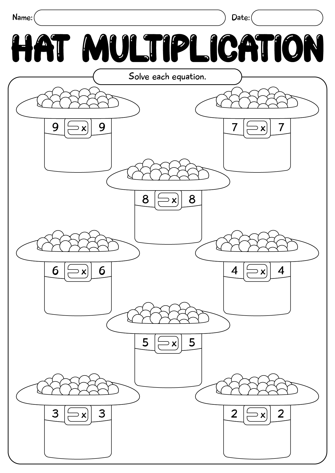 13 St. Patrick's Day Math Multiplication Worksheet - Free PDF at ...