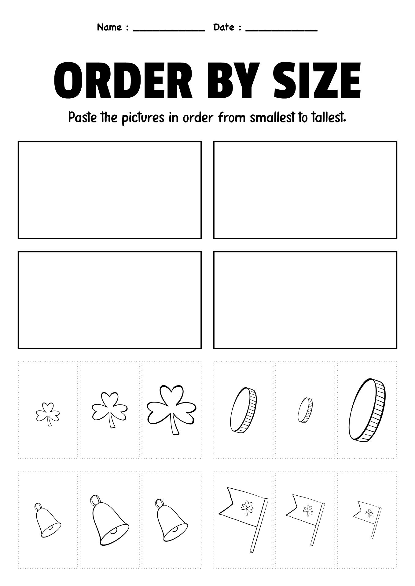 14 St. Patrick's Preschool Pattern Worksheets - Free PDF at worksheeto.com